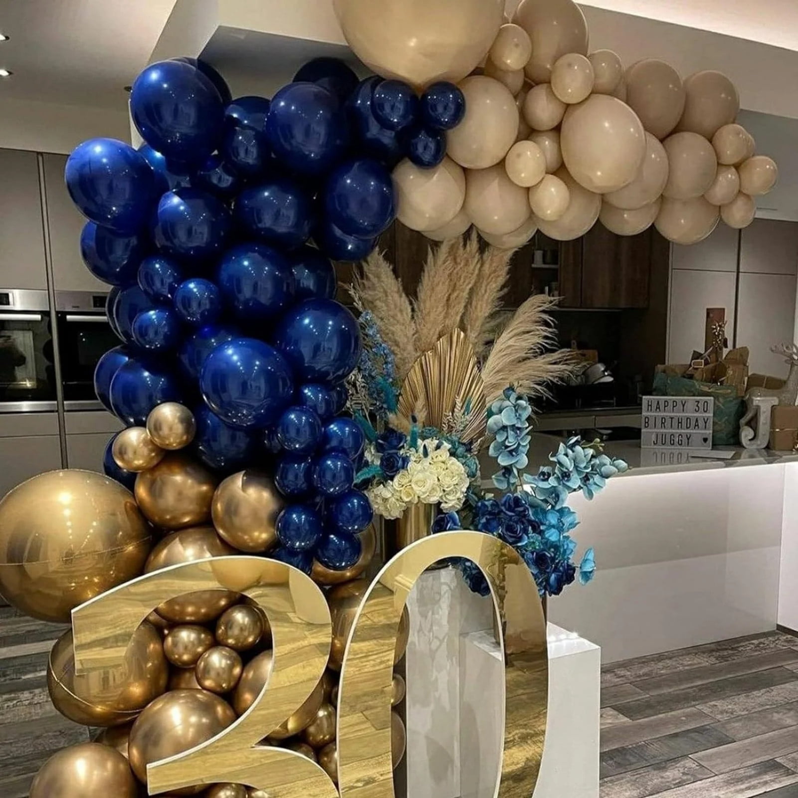 Navy Blue Apricot Balloons for Balloon Arch or Balloon Garland as Party ...