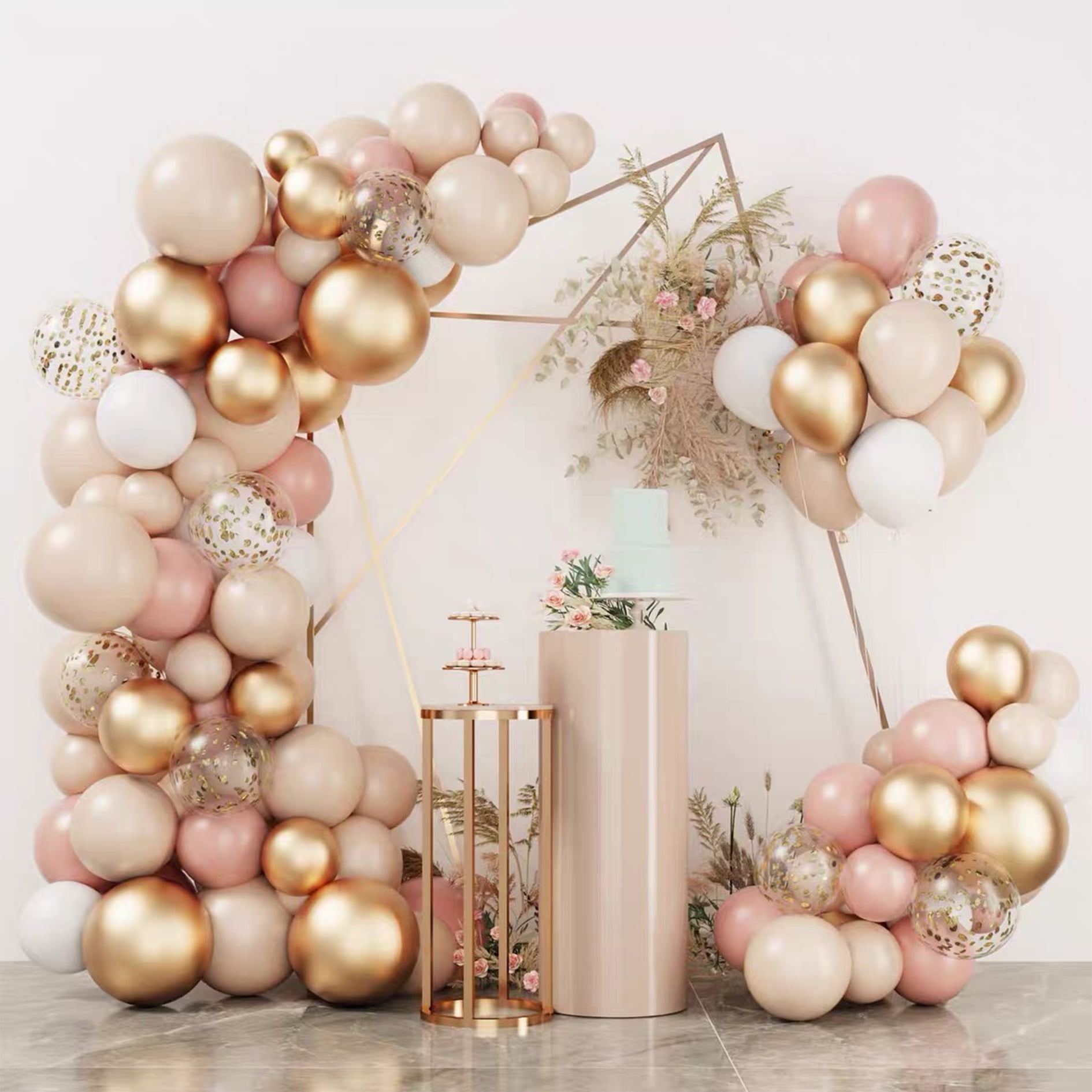 Blush Balloons Garland Arch Kit for Bridal Shower, Baby Shower ...