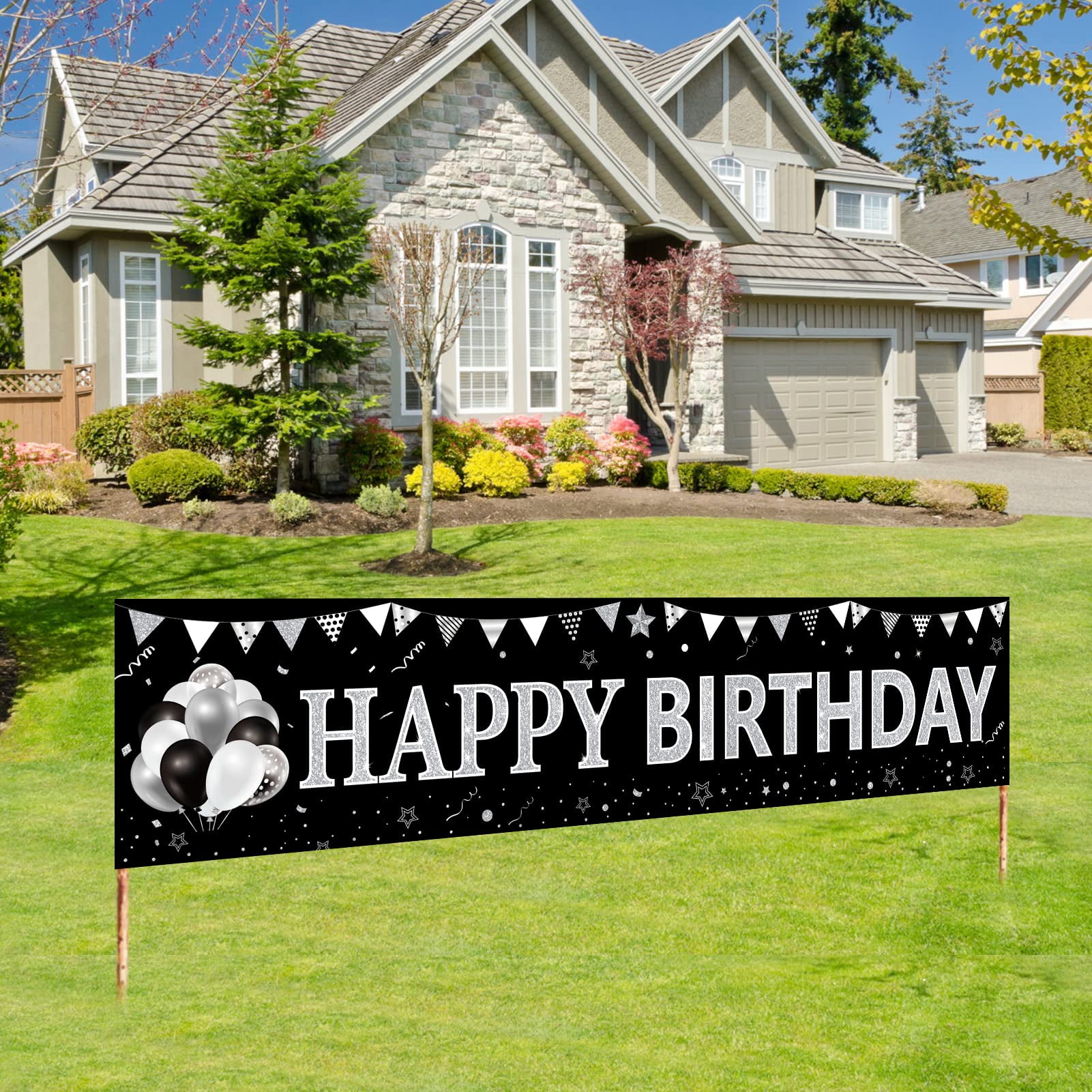 Navy Blue Birthday Banners for Outside Happy Birthday Banners ...