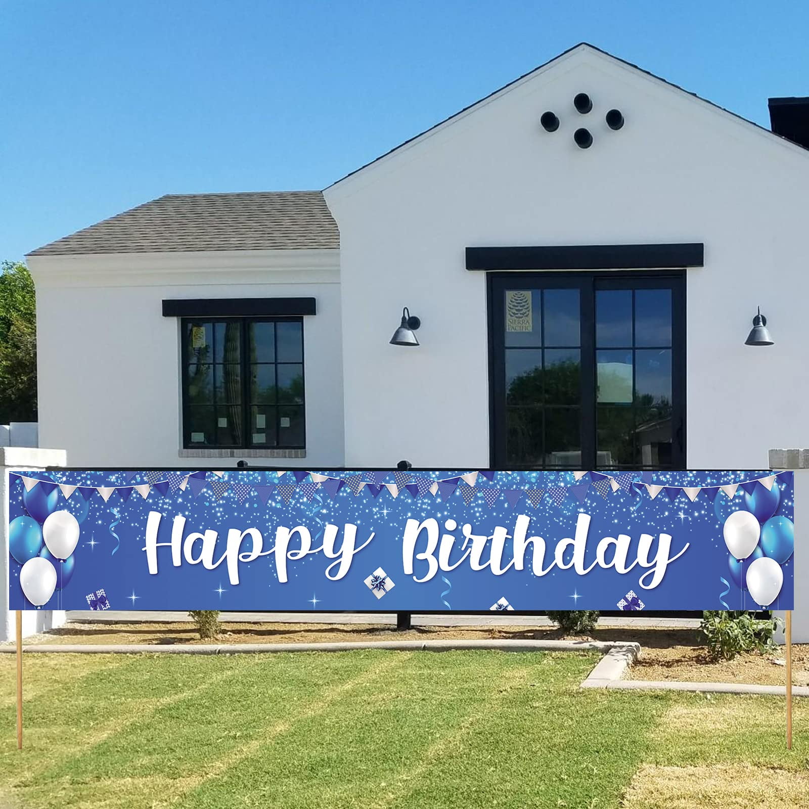 Navy Blue Birthday Banners for Outside Happy Birthday Banners ...