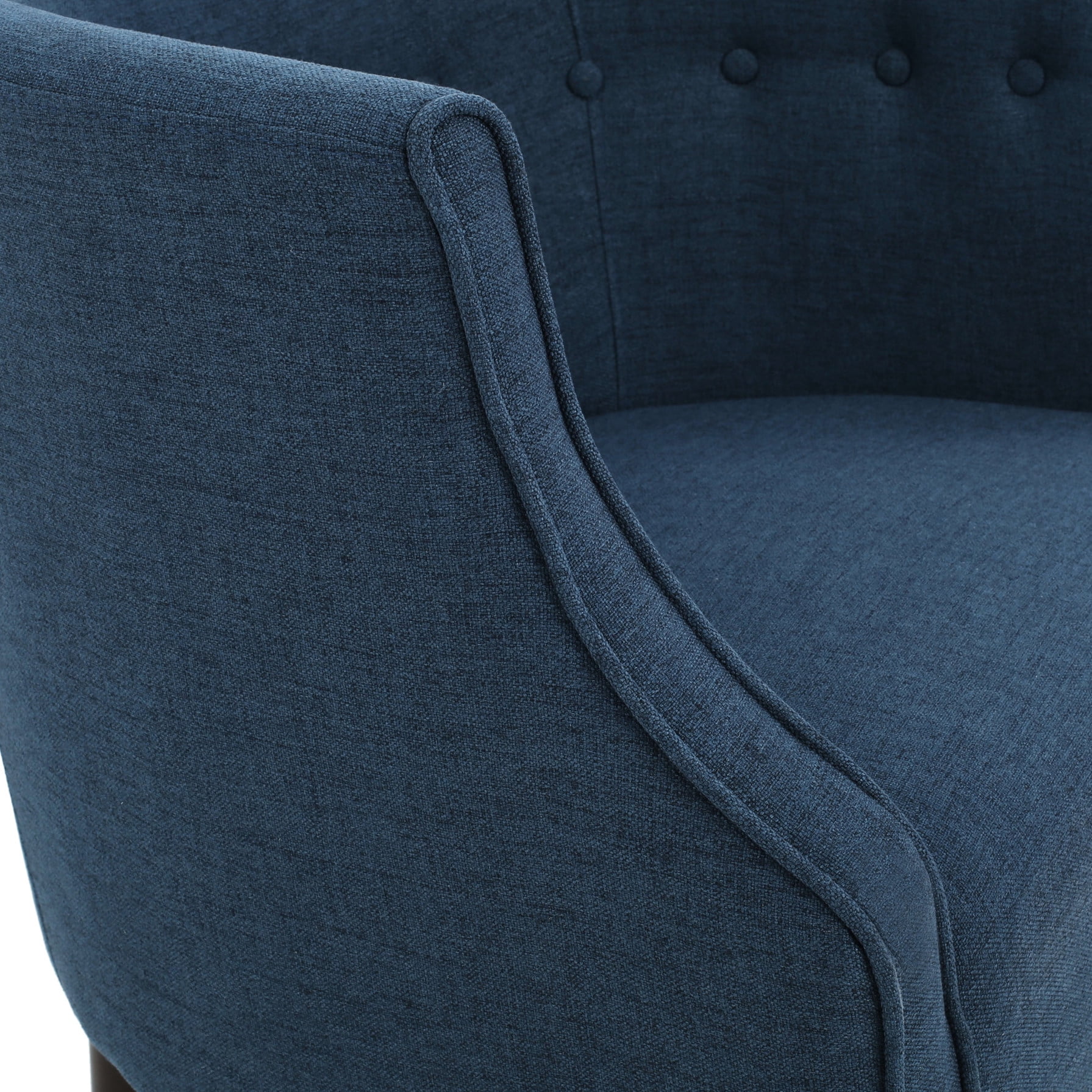 Navy Blue Club Chair+Sleek Design”-“Living Room Focal Point/Decor+Eye ...