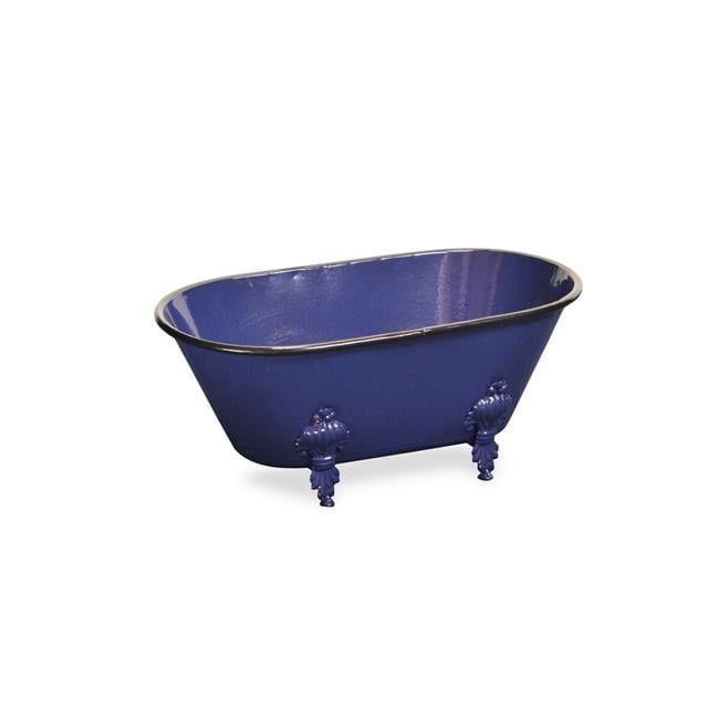 Navy Blue Decorative Metal Bathtub - Walmart.com