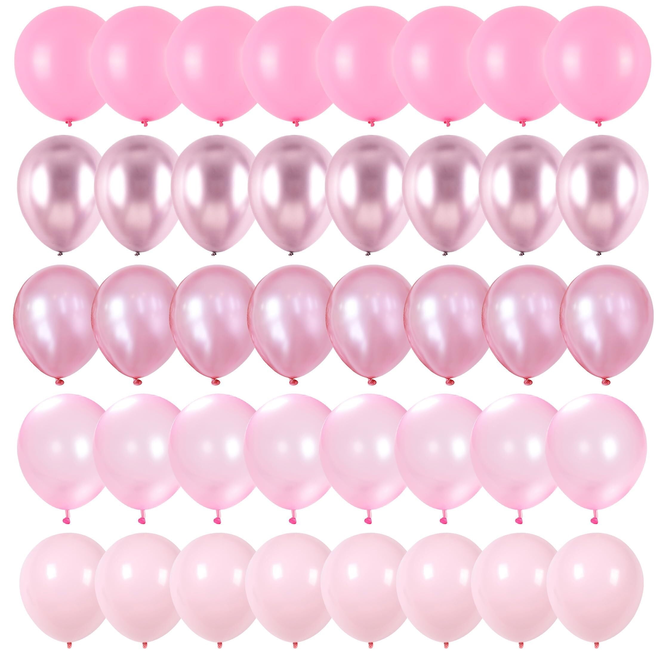 Navy Blue Gold Balloon, 60 Packs 12 Inch Metallic Blue and Macaron Blue ...