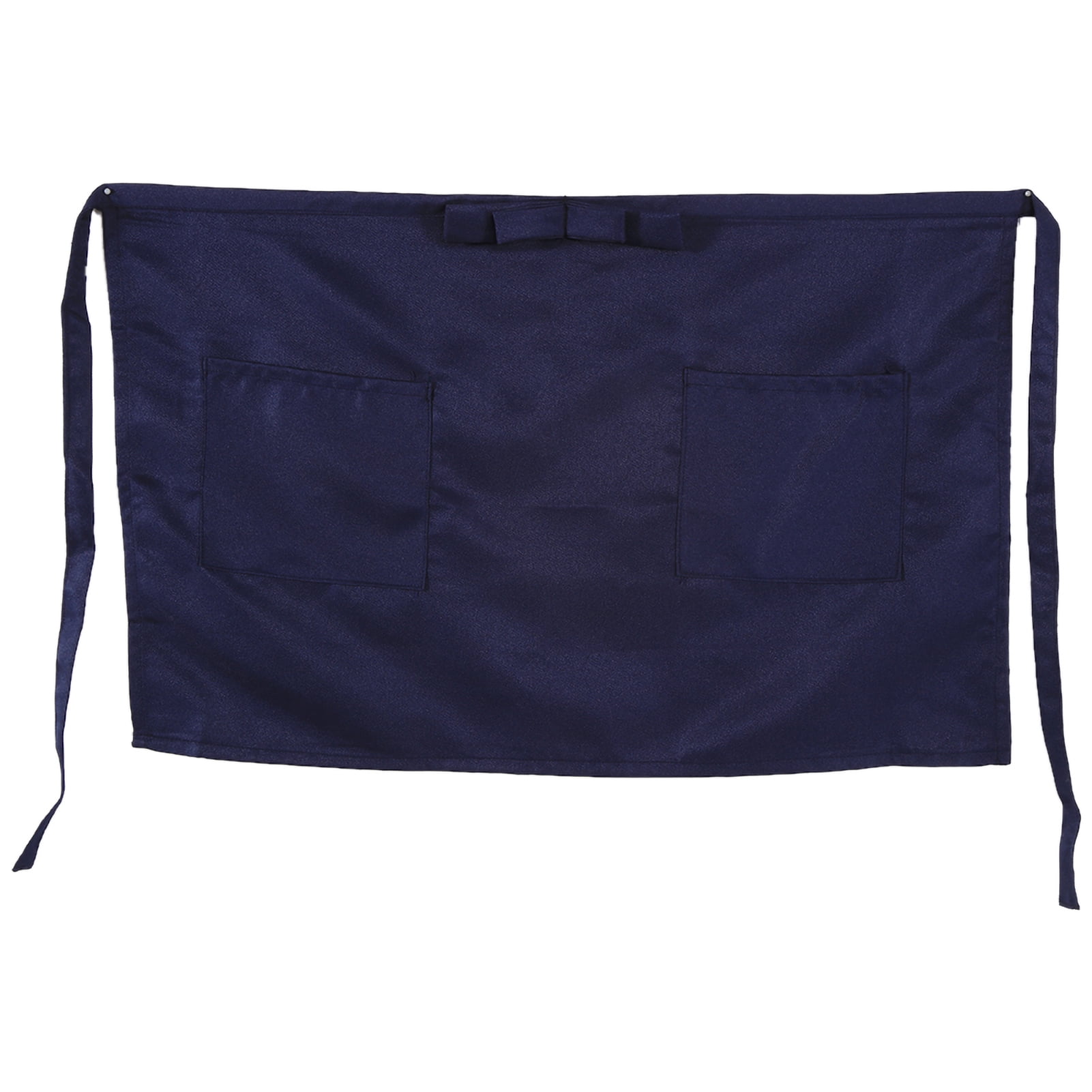 Navy Blue Half Waist Bow Apron - Walmart.com