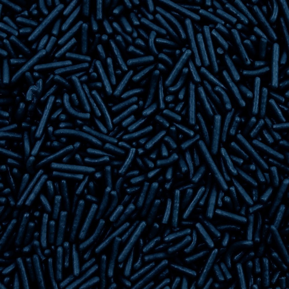 Navy Blue Jimmies Sprinkles (1/2 cup, 1x Jar) Edible Sprinkles for Cake ...