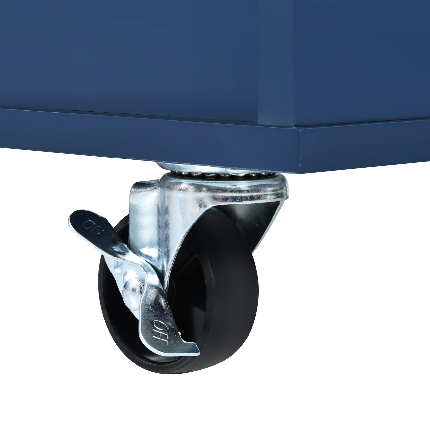 Navy Blue Kitchen Unit - Drop Leaf for Countertop Expansion - Kitchen ...