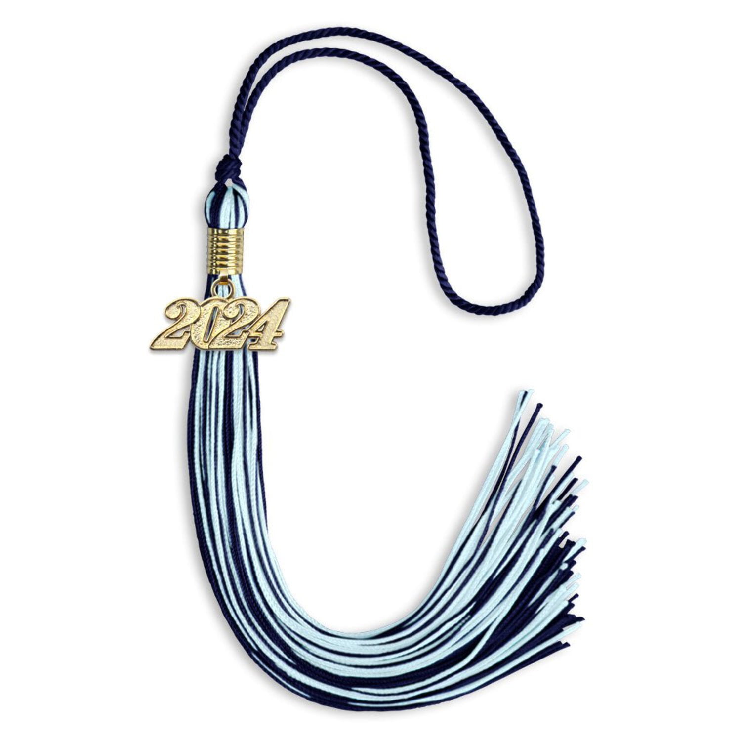 Endea Graduation Navy Blue/Light Blue Mixed Color Graduation Tassel ...