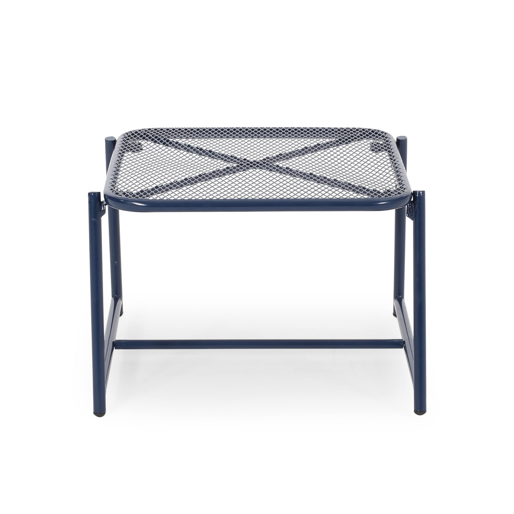 Navy Blue - Mesh Top Table for Outdoor - Backyard Summer Activities ...