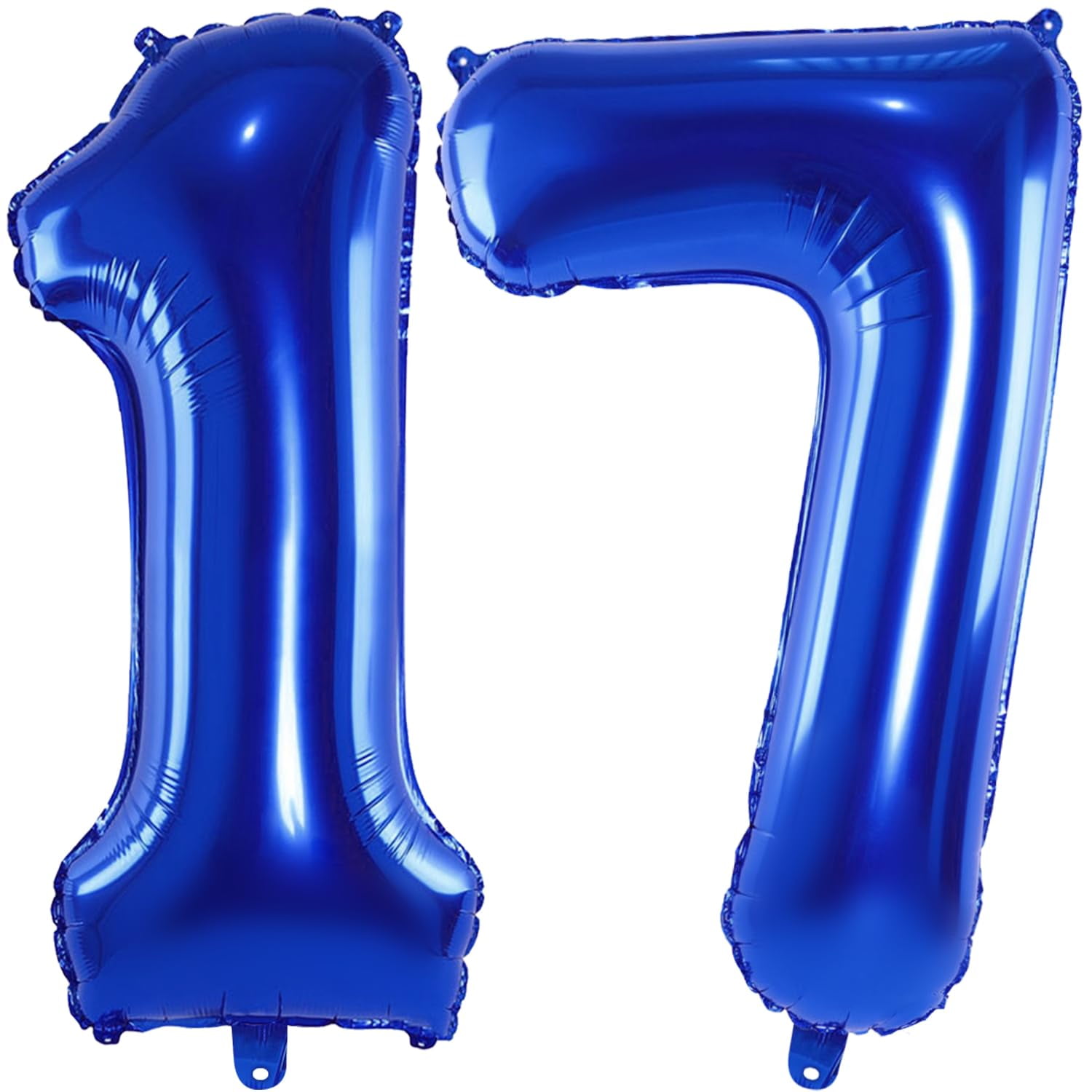 Navy Blue Number 17 DC20 Balloons 40Inch Huge Royal Blue Number Balloon ...