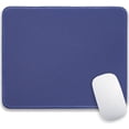 Navy Blue Office/Gaming Mouse Pad 10.2x8.2 Inch, Stitched Edge, Durable ...