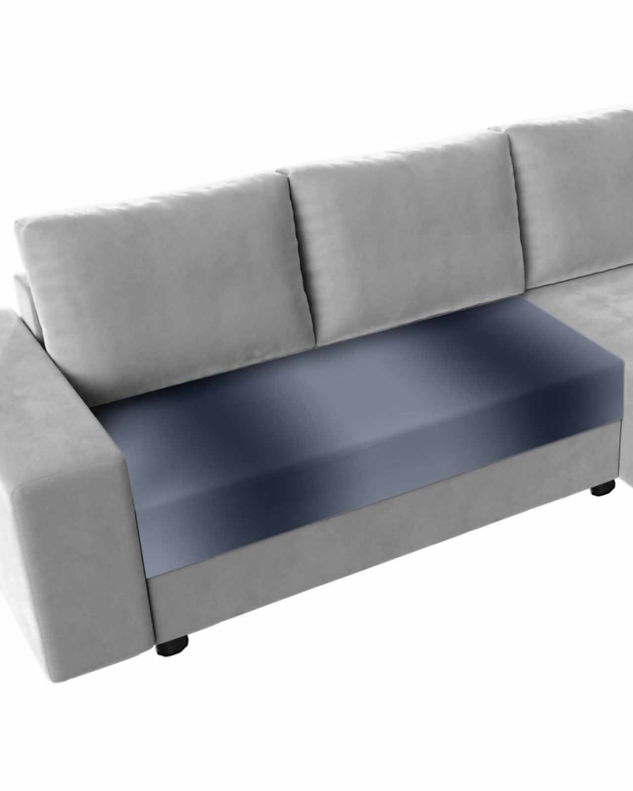 Navy Blue Ombre Sofa Couch Cushion Covers Washable, Removable ...