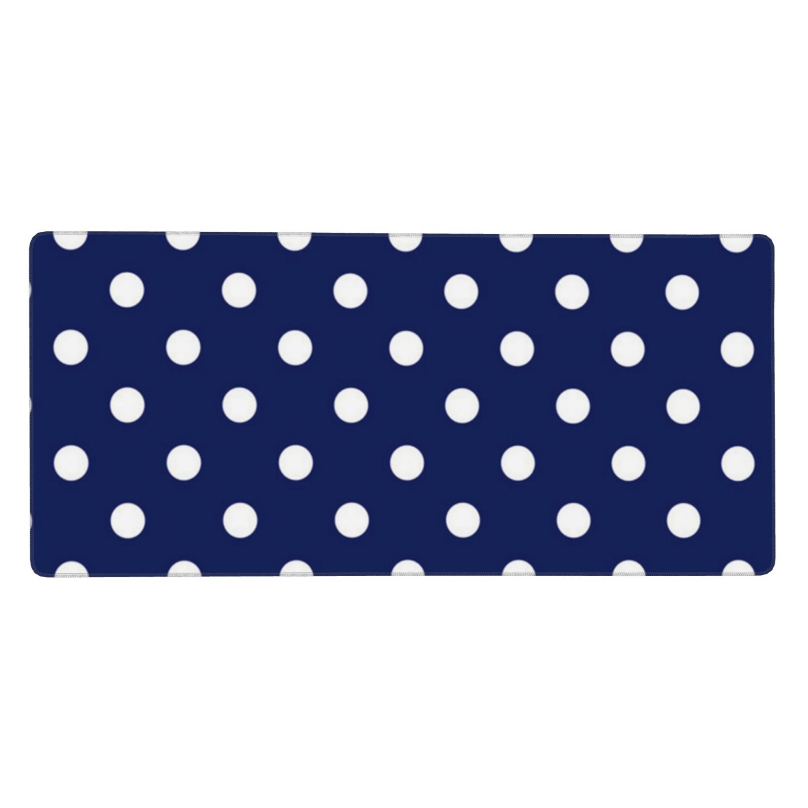 Navy Blue Polka Dot Mousepad Large Mouse Pad Desk Pad Computer Keyboard ...