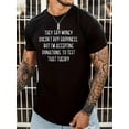 Navy Blue Quote T-Shirt 100% Polyester, Machine Washable - Walmart.com