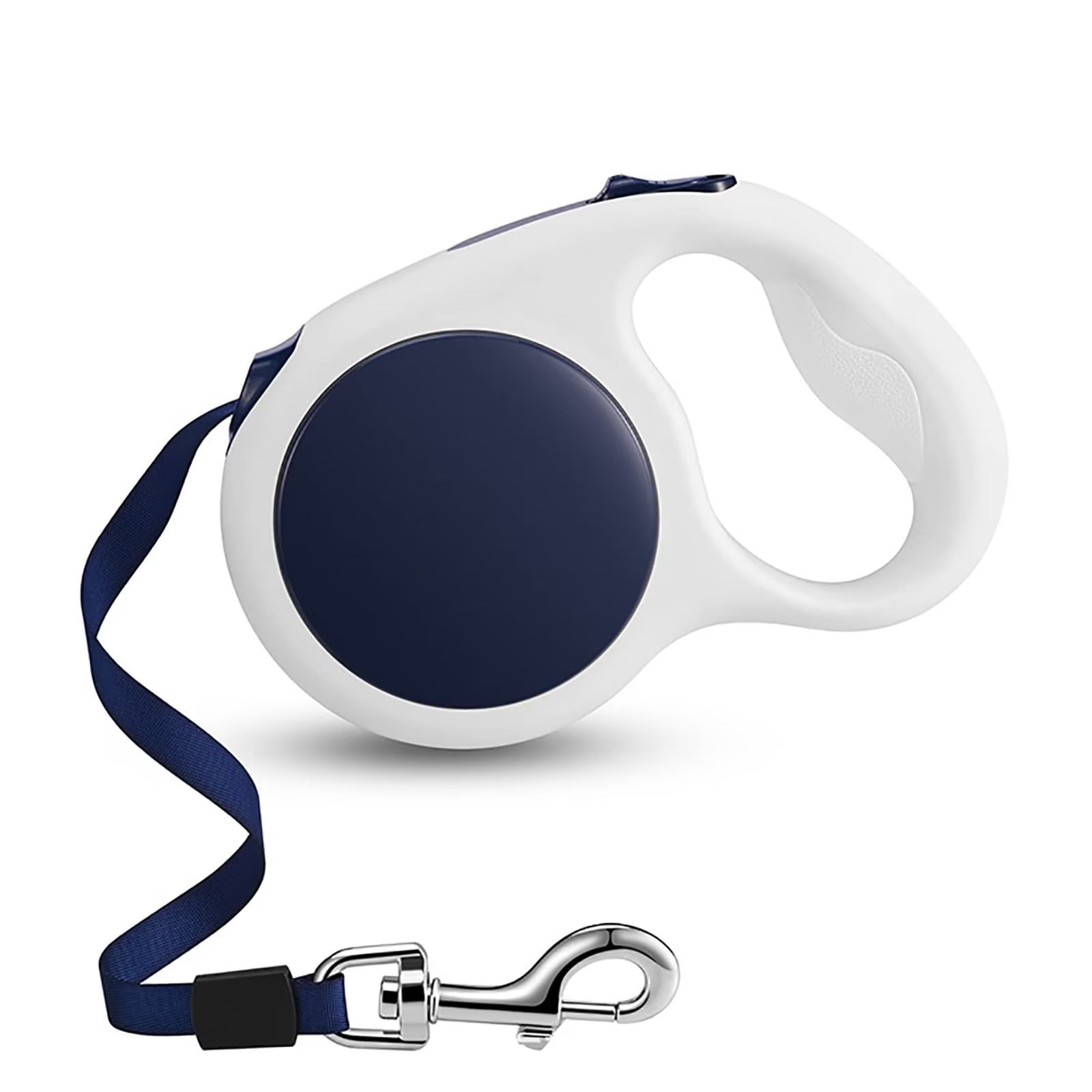 Navy Blue Retractable Dog Leash 10 ft for Small and Medium Dogs, One ...