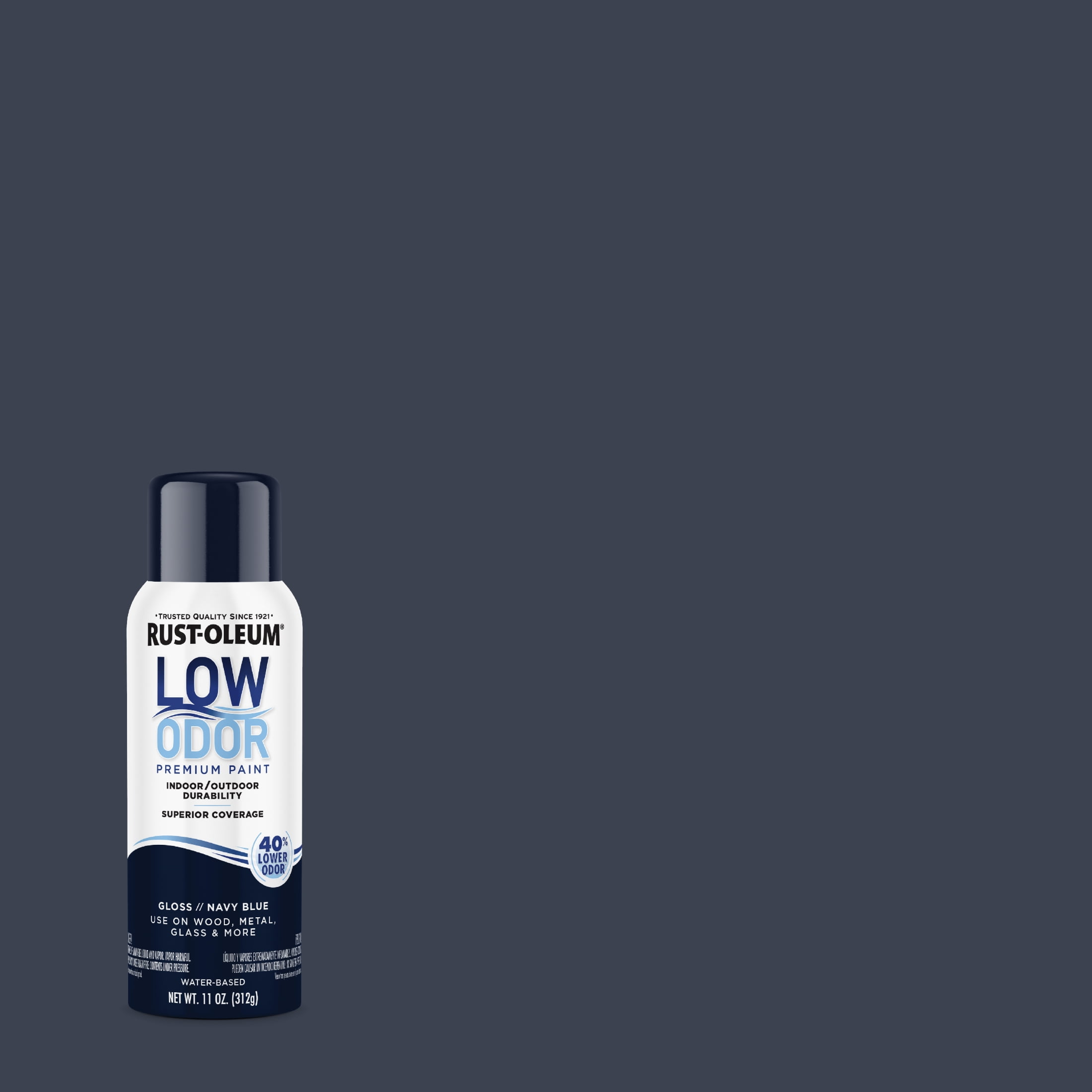Rust-Oleum Navy Blue Low Odor Premium Gloss Spray Paint 11 oz for ...