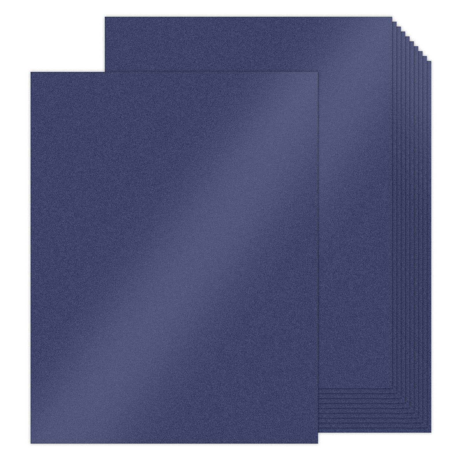 Navy Blue Shimmer Cardstock JKF25 8.5 x 11 Navy Blue Paper, Goefun 24 ...