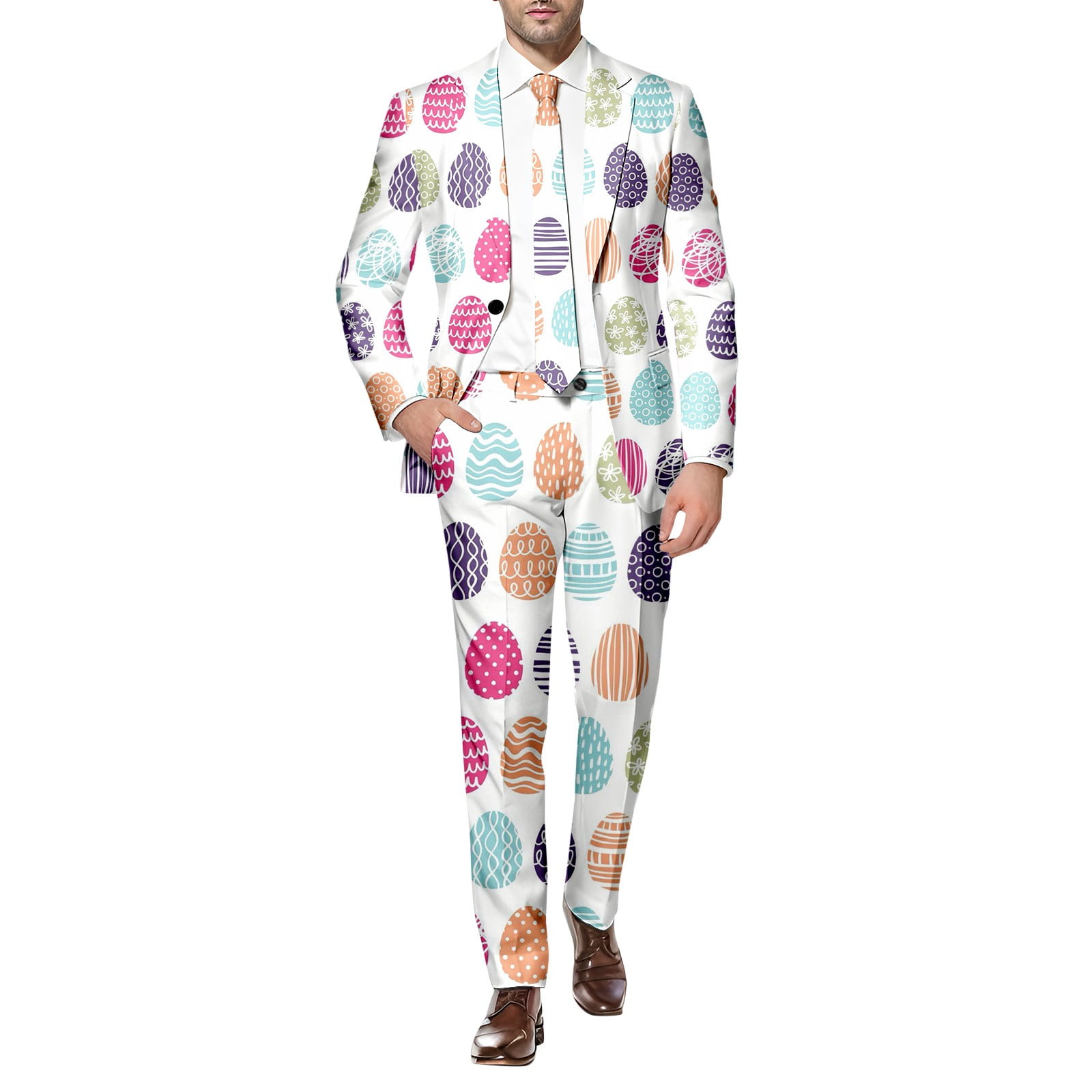 Navy Blue Suit Hot Pink Slim Fit Easter Men's Suit Men Suits XXL Womens ...