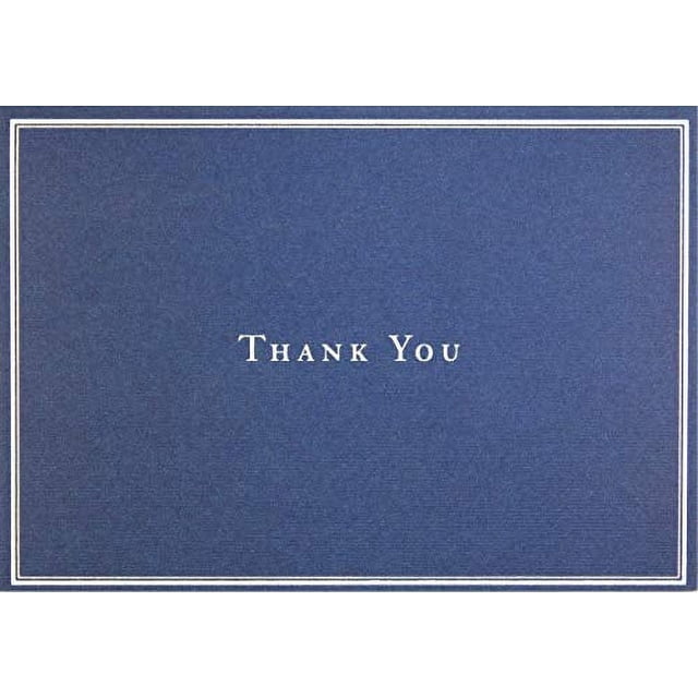 Navy Blue Thank You Notes (Stationery, Note Cards, Boxed Cards ...