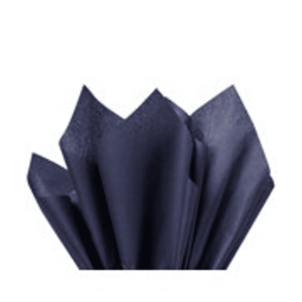 Feronia Packaging Navy Blue Tissue Paper, 15x20 Inch, Bulk 10 Sheets ...