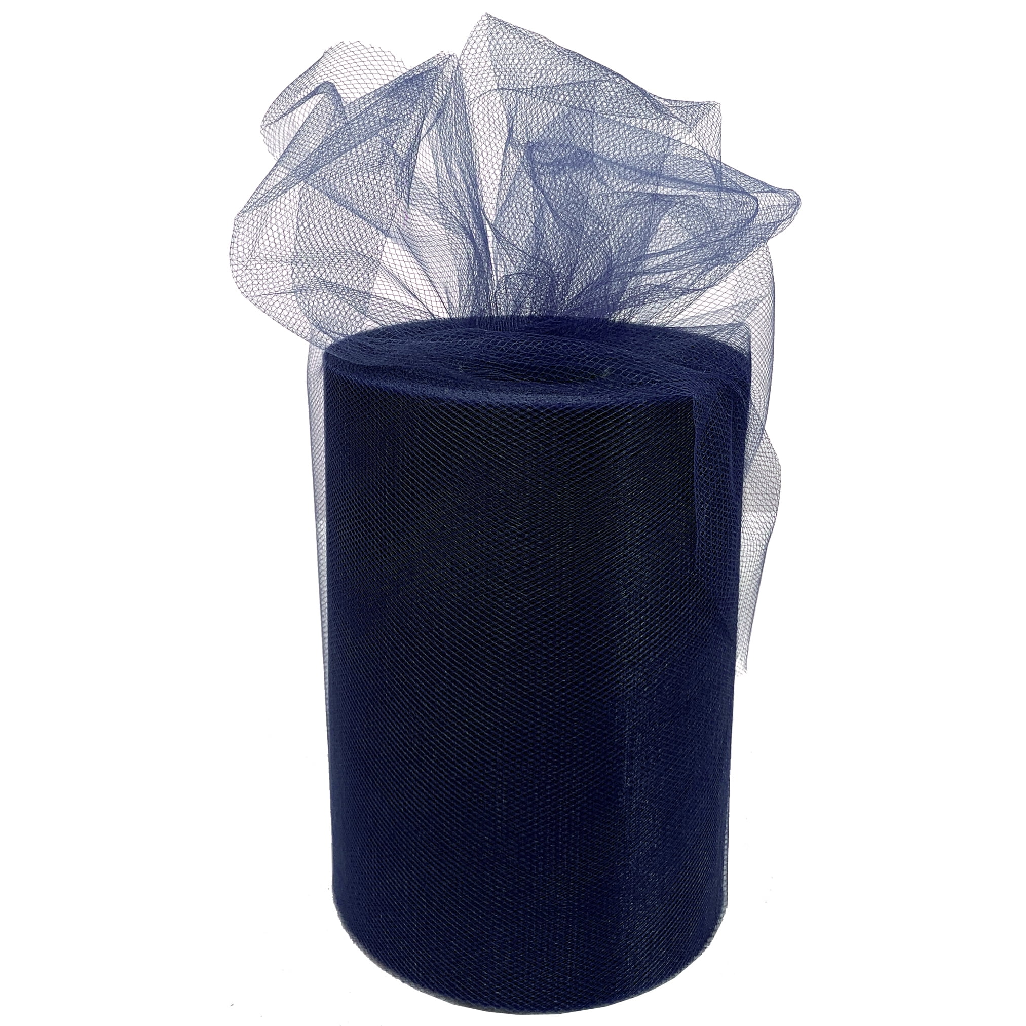 Navy Blue Tulle for Weddings, Decoration - 100 Yard Roll, 6" Wide ...