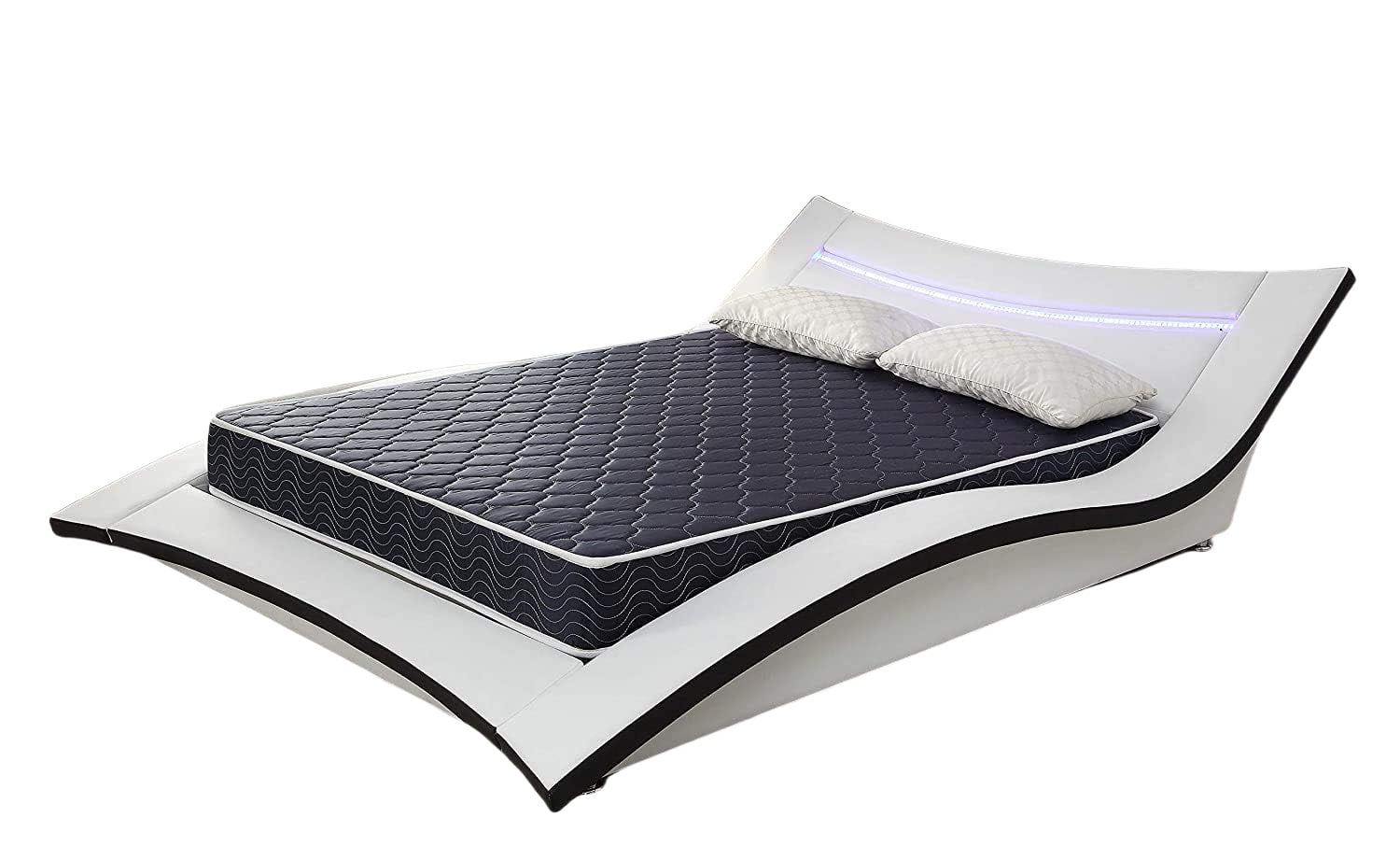 Navy Blue Waterproof Mattress – Twin & Full Size, 6" Breathable Support ...
