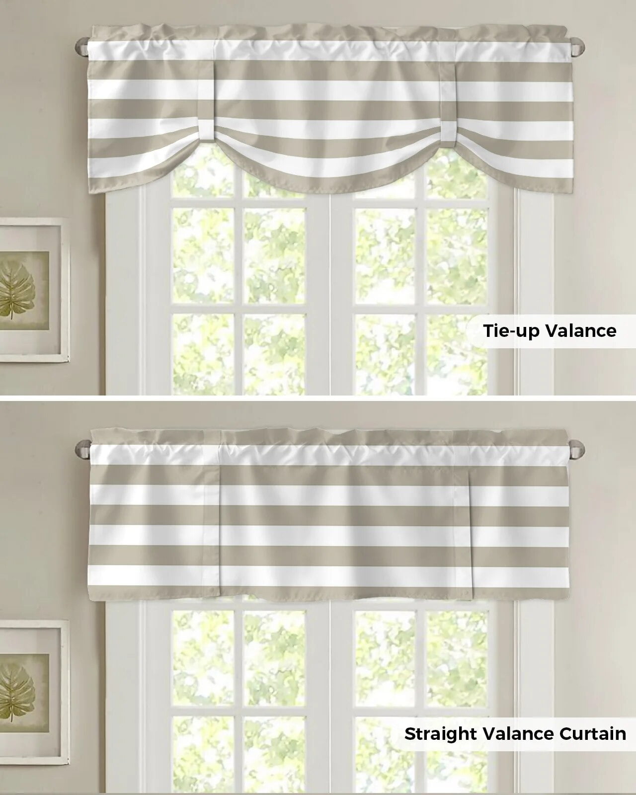 Navy Blue White Stripes Small Curtain Rod Pocket Short Curtains Home Decor Partition Cabinet ...