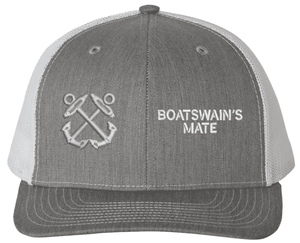 Navy Boatswain's Mate (BM) Rating USA Mesh-Back Cap - Walmart.com