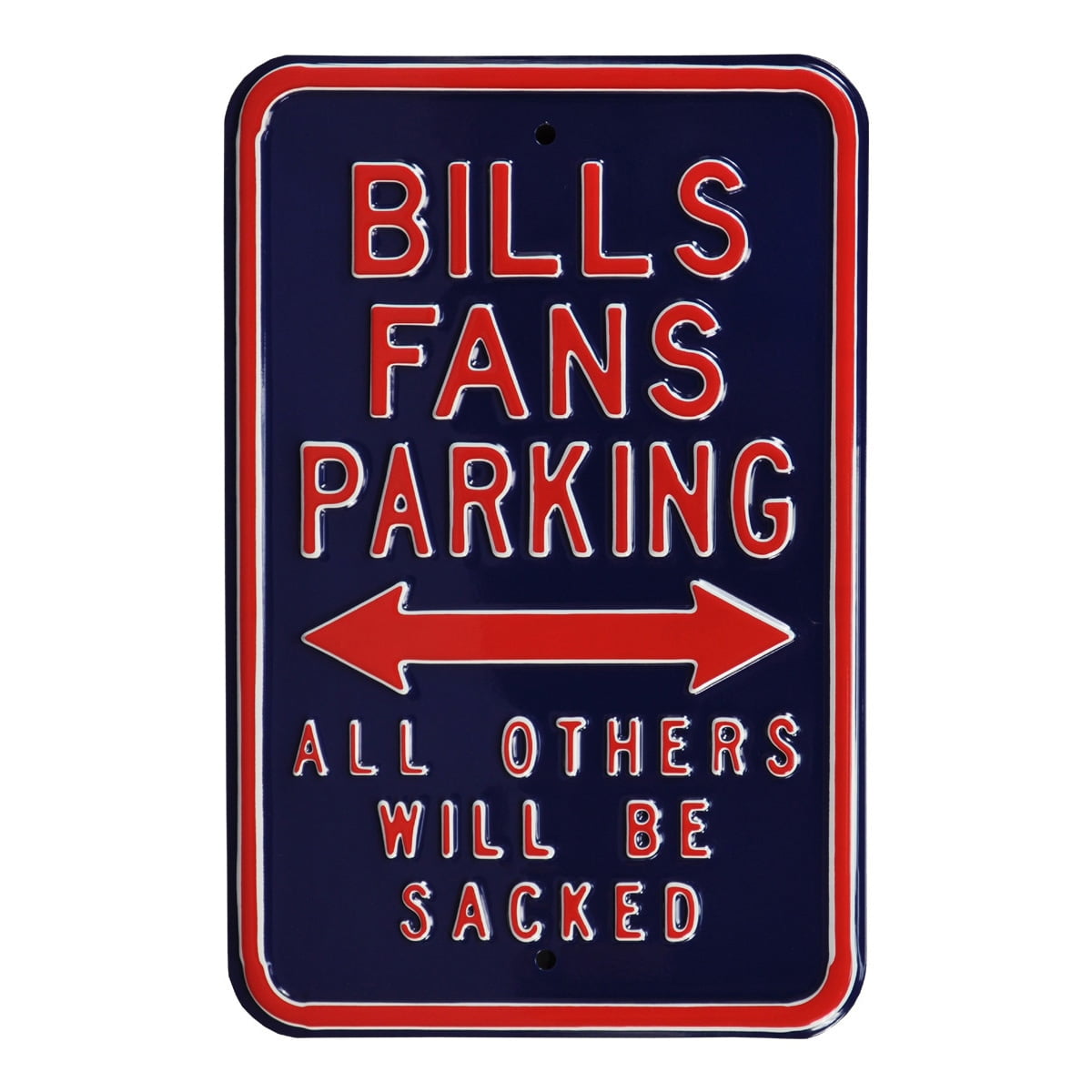 Navy Buffalo Bills 12" x 18" Steel Parking Sign - Walmart.com