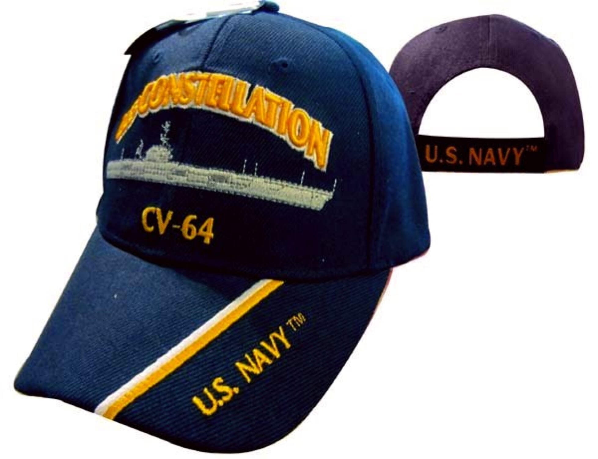 Navy CV-64 USS Constellation CV-64 Navy Blue Cap - Walmart.com