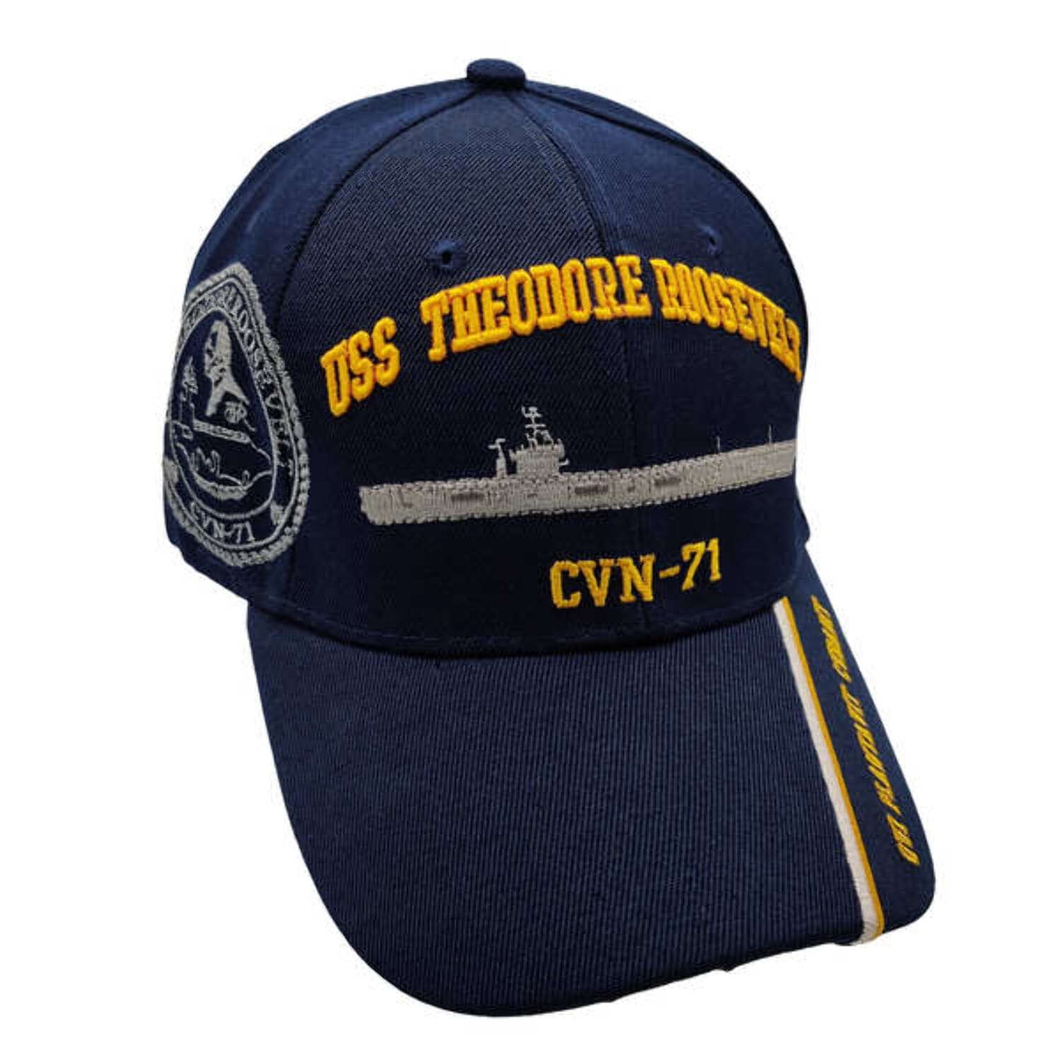 Navy CVN-71 USS Theodore Roosevelt Navy Blue Cap - Walmart.com