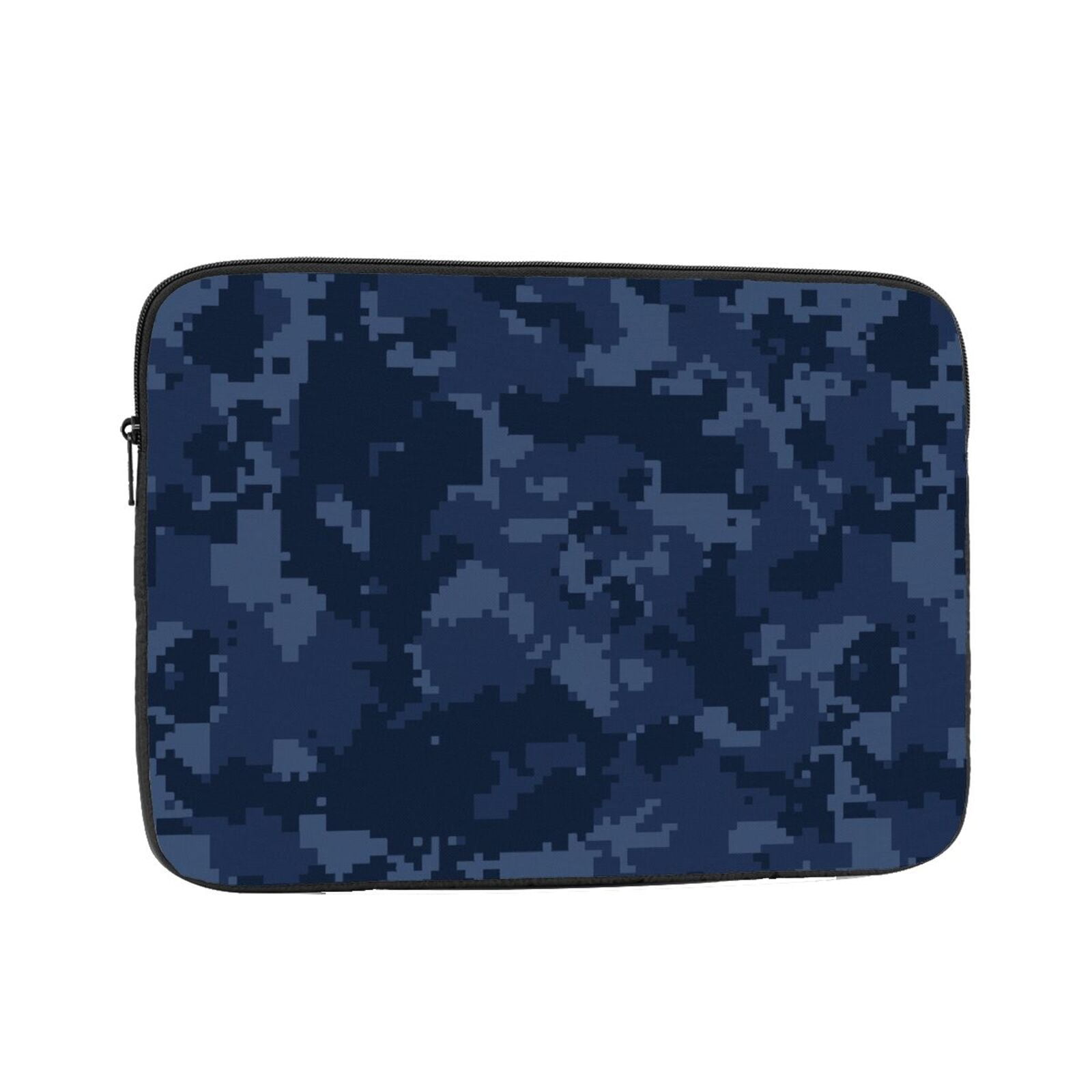 Navy Camouflage Print Portable Laptop Sleeve Compatible with MacBook ...