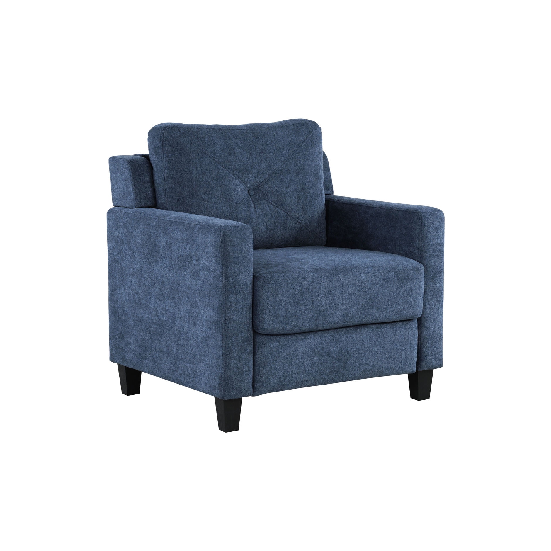 Navy Chenille Conversation Chair | Great for Social Areas, Comfort and ...