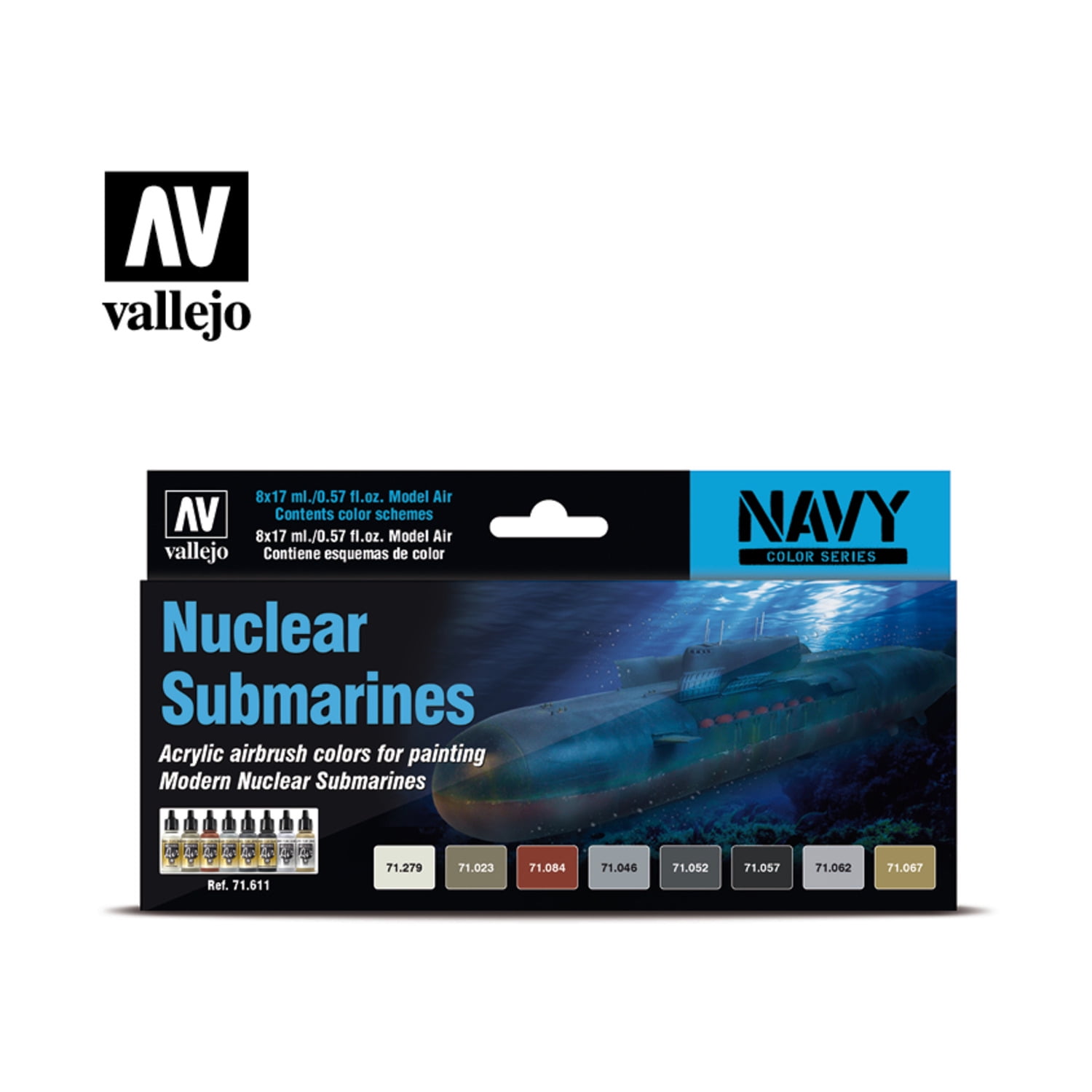 Navy Color Series - Nuclear Submarines New - Walmart.com
