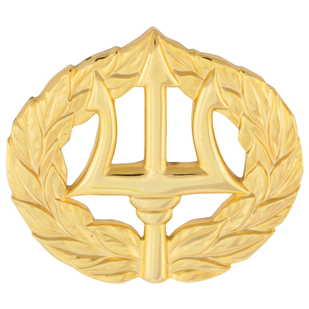 Navy Command Ashore Badge Full Size Official Gold Finish - Walmart.com
