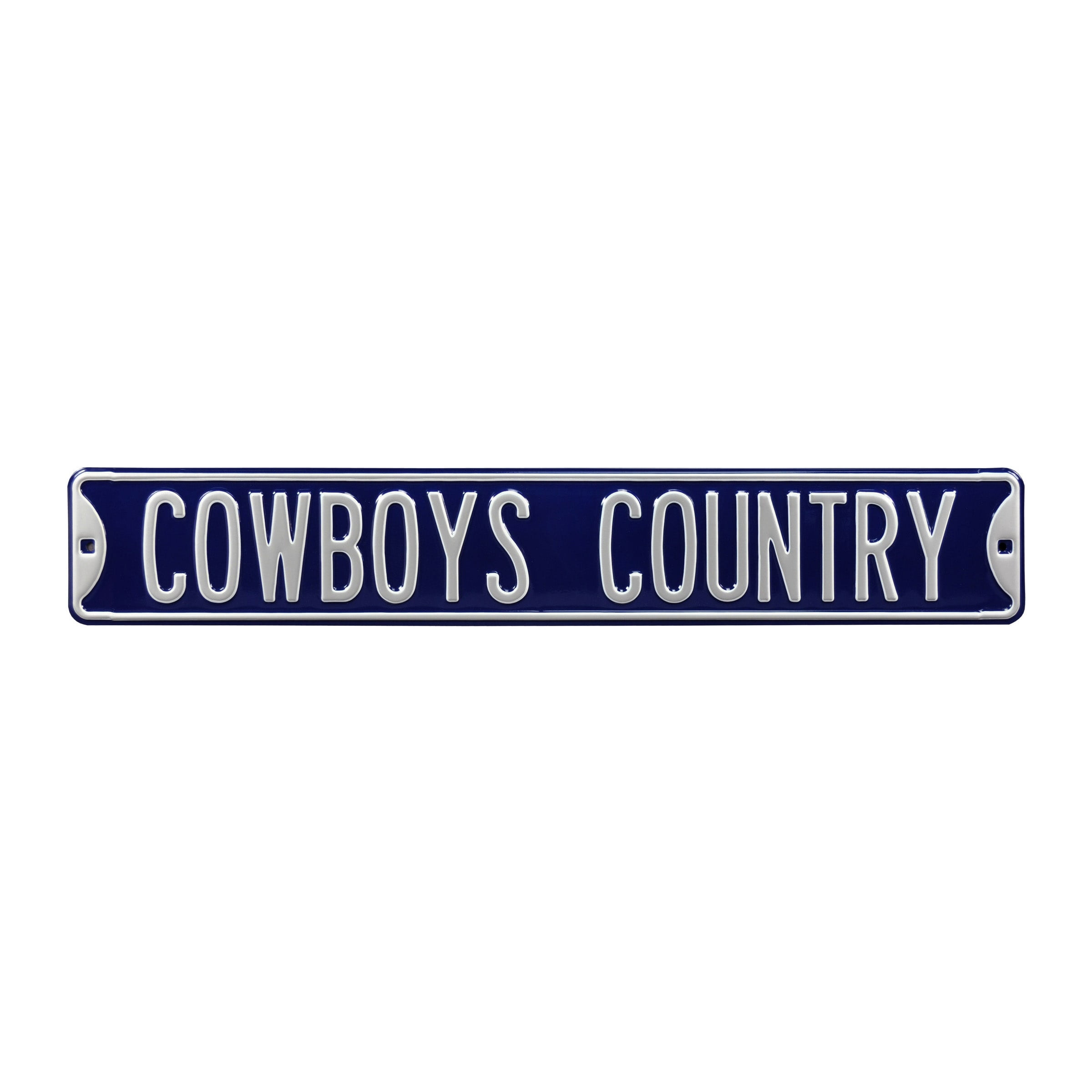 Navy Dallas Cowboys Country 6" x 36" Steel Street Sign - Walmart.com