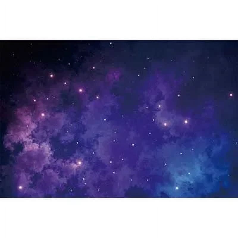 Navy Dark Blue Starry Sky Backdrop Shimmer Star Boy Birthday Party ...