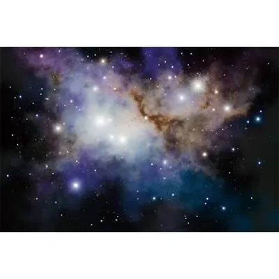 Navy Dark Blue Starry Sky Backdrop Shimmer Star Boy Birthday Party ...