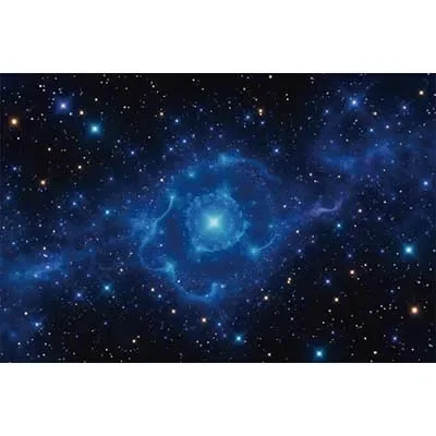 Navy Dark Blue Starry Sky Backdrop Shimmer Star Boy Birthday Party ...