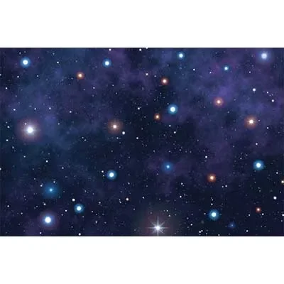 Navy Dark Blue Starry Sky Backdrop Shimmer Star Boy Birthday Party ...