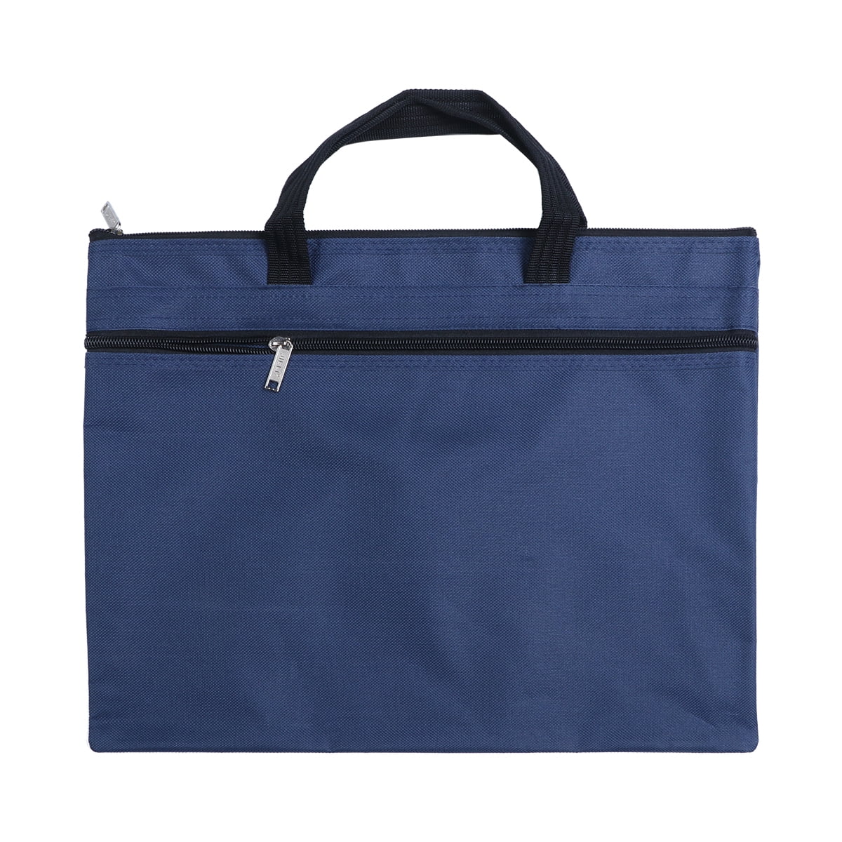 Navy A4 Document Bag Multifunctional File Folder Portable Portfolio ...