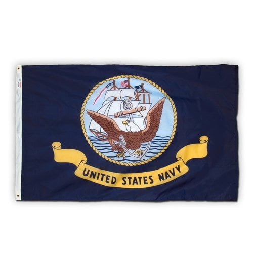 Navy Flag 3x5ft Nylon - Walmart.com