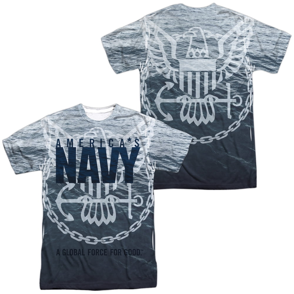 Navy Force for Good Unisex Adult Sublimated Costume T Shirt (Front/Back ...