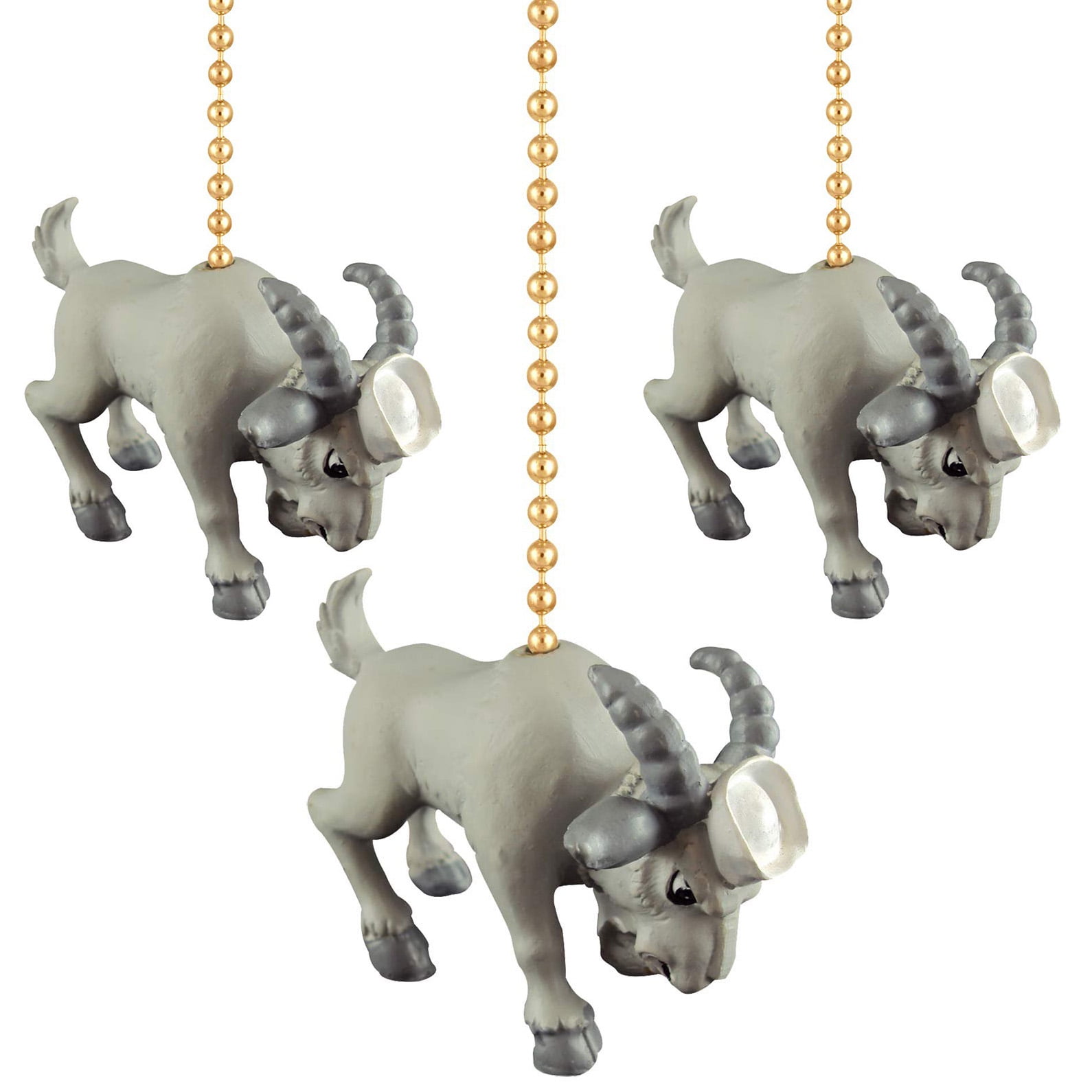 Navy Goat Military Mascot Ceiling Fan Pull Chain, Plastic, Gray, 4.8 oz ...