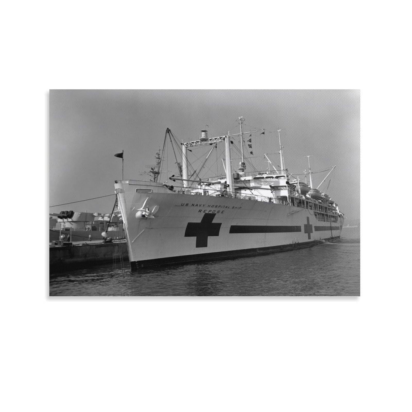 The Navy Hospital Ship USS Repose Poster Canvas Wall Art Posters For ...