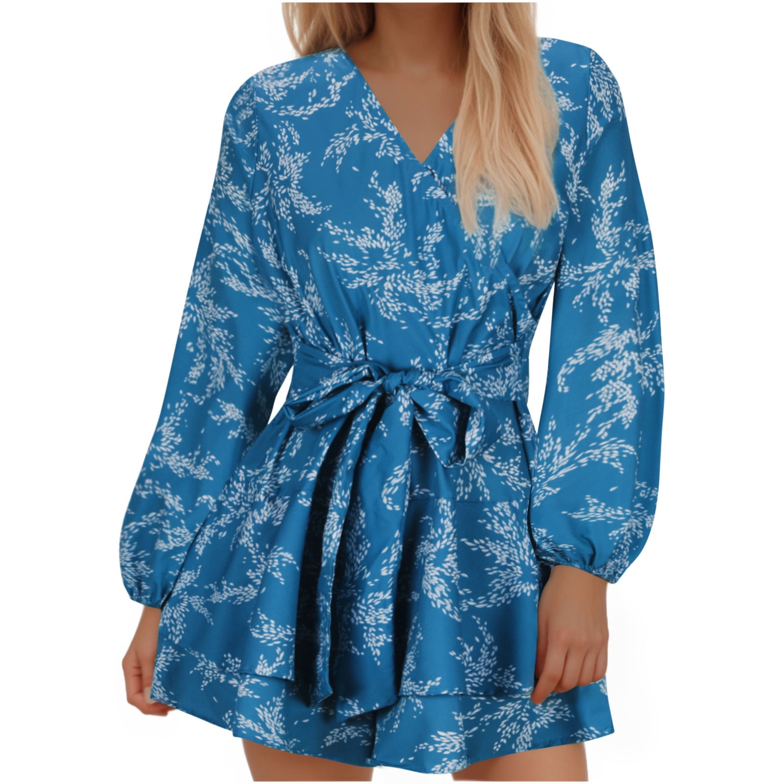 Navy Juniors Flowy Peplum Straight Leg Tiered Shorts Flower Graphic ...