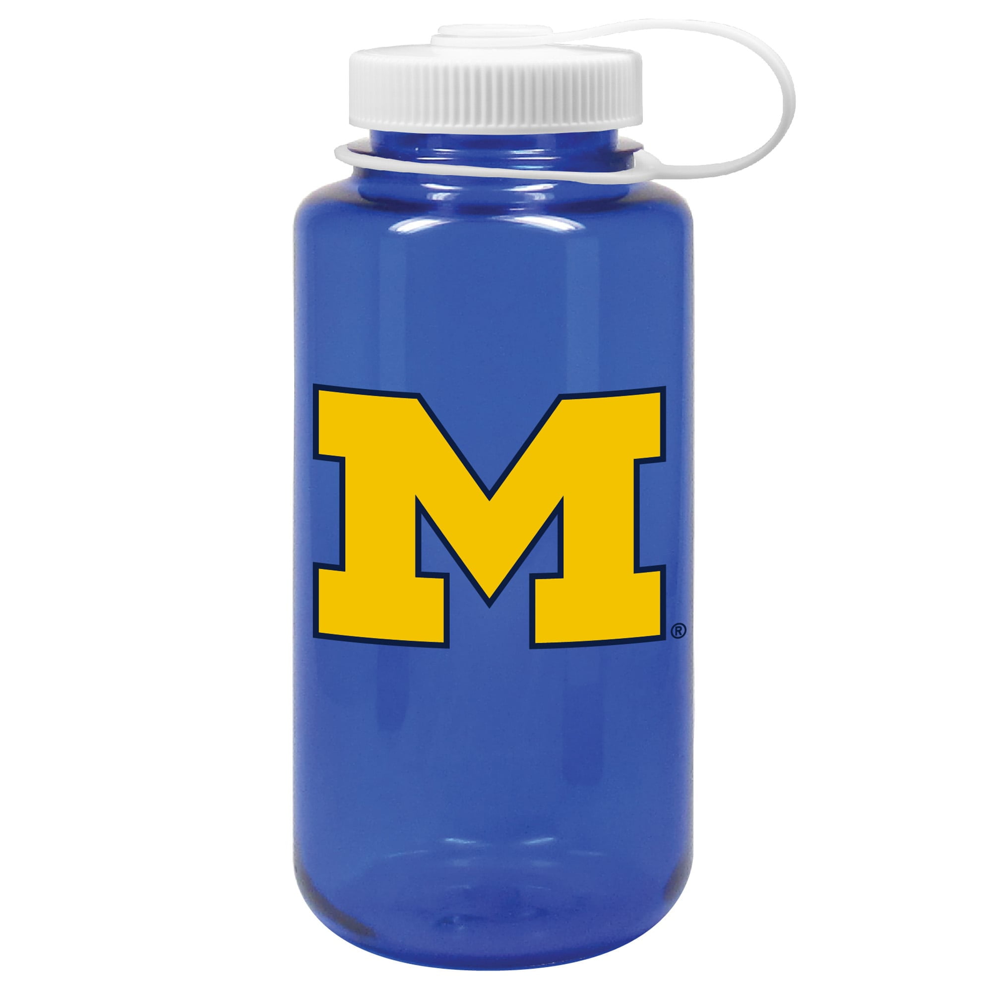 Navy Michigan Wolverines 32oz. Nalgene Sustainable Wide Mouth Water ...
