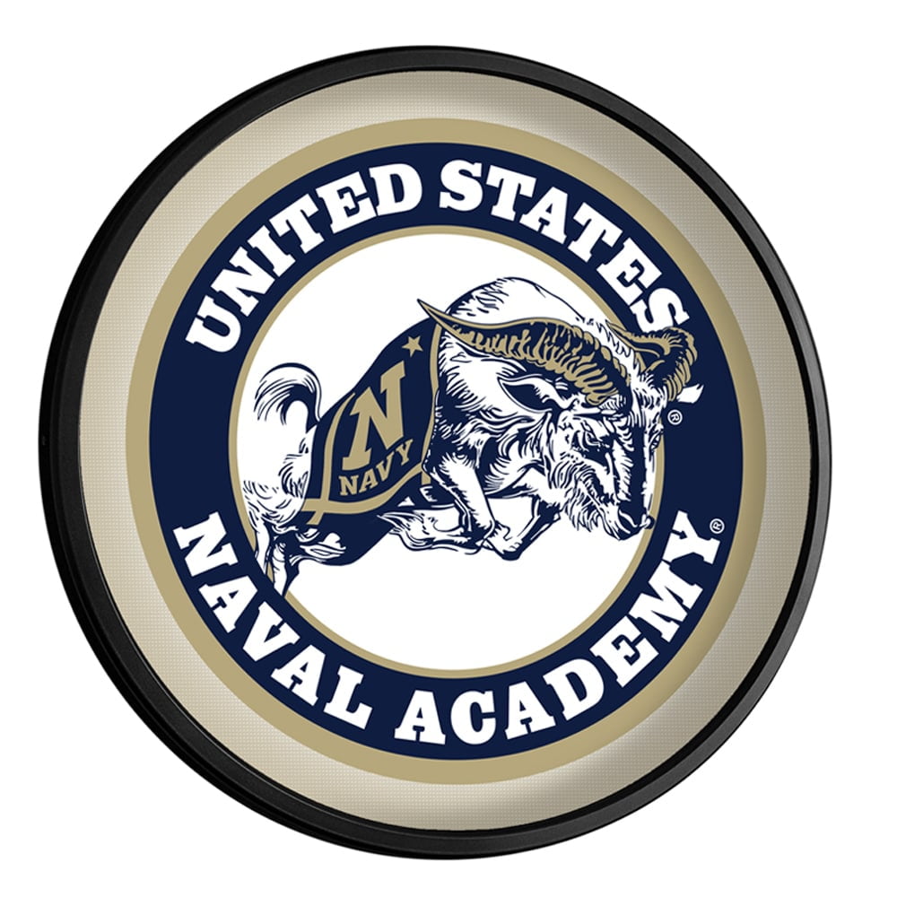 Navy Midshipmen 18'' x 18'' Mascot Slimline Illuminated Wall Sign ...