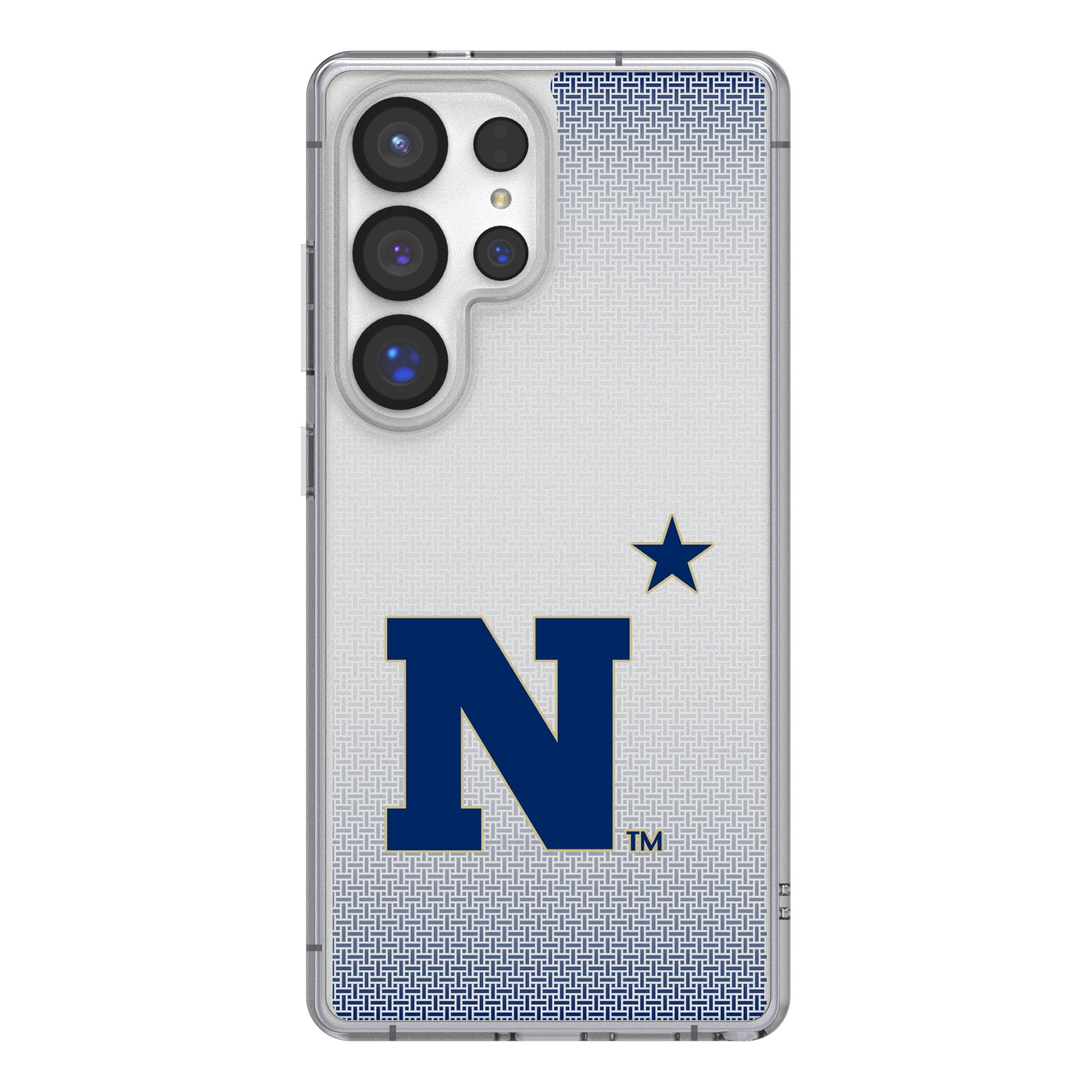 Navy Midshipmen Linen Logo Galaxy Clear Case - Walmart.com
