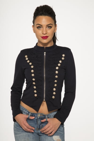 Navy Military Jacket - Walmart.com