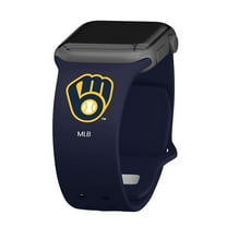 Navy Atlanta Braves Logo Silicone Apple Watch Band - Walmart.com